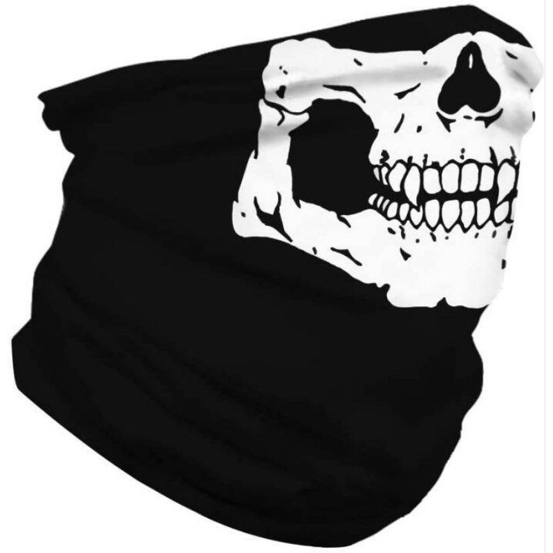Jual buff masker outdoor anti debu motif rahang tengkorak | Shopee ...