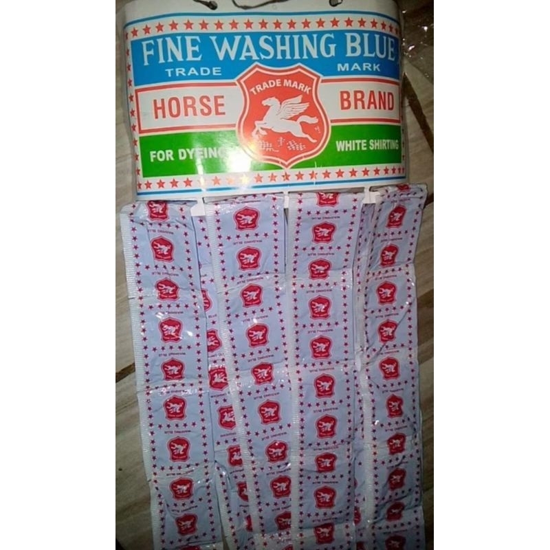 Jual Blau cuci bubuk sachet cap kuda terbang isi 40 sachet (putih ...