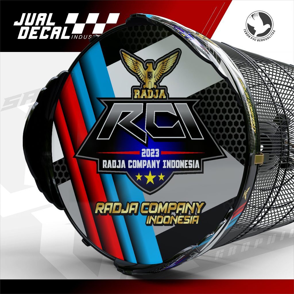 Jual Stiker Decal Sangkar RMI Livery Tebok MURAI Radja Murai Indonesia ...