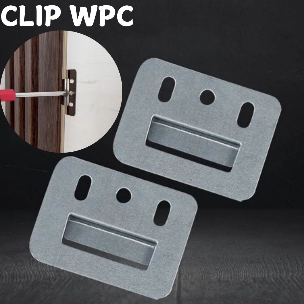 Jual Klip WPC wood Panel Clip Untuk Panel WPC Bracket Wall Panel WPC ...