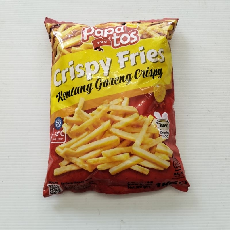 Jual PAPATOS Kentang Goreng Crispy Frozen 1kg | Shopee Indonesia