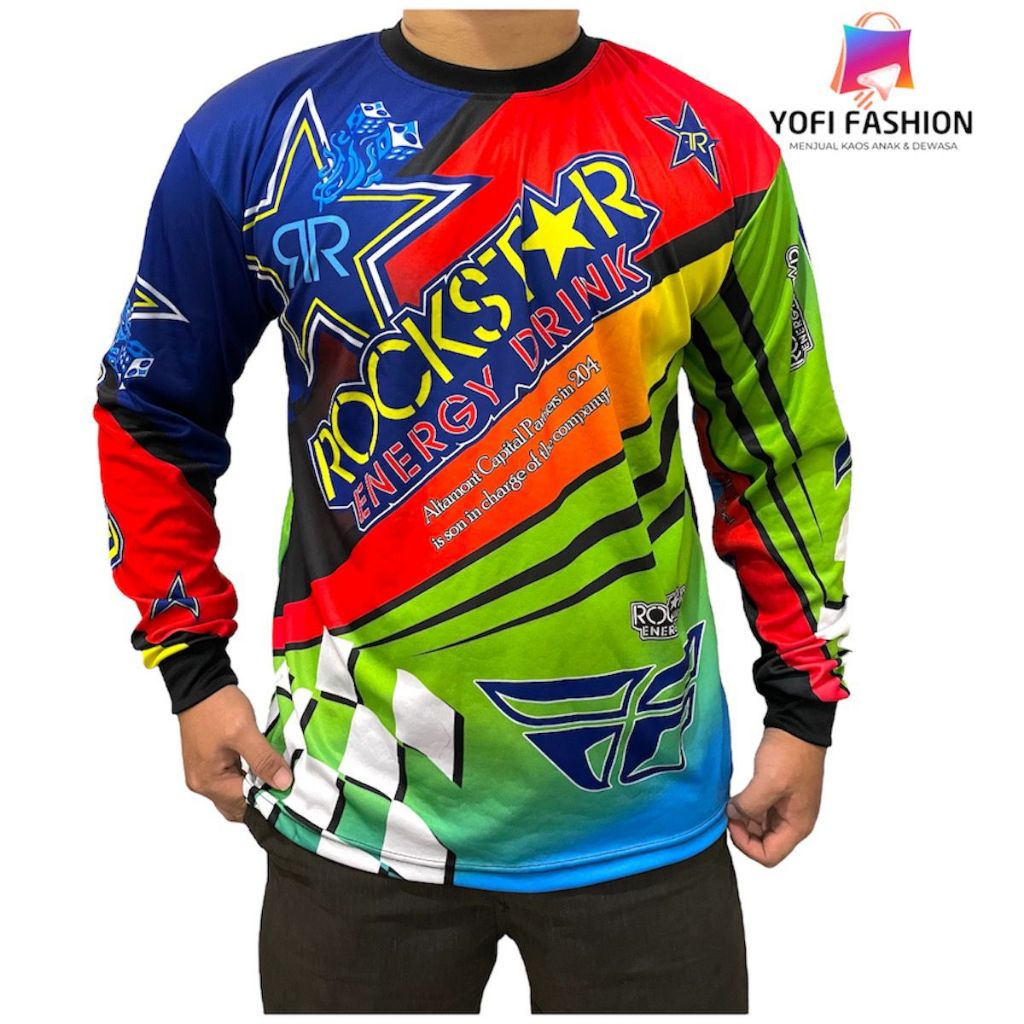 Jual JERSEY TRAIL BAJU BALAP MOTOR CROSS KAOS OFROAD LENGAN PANJANG ...