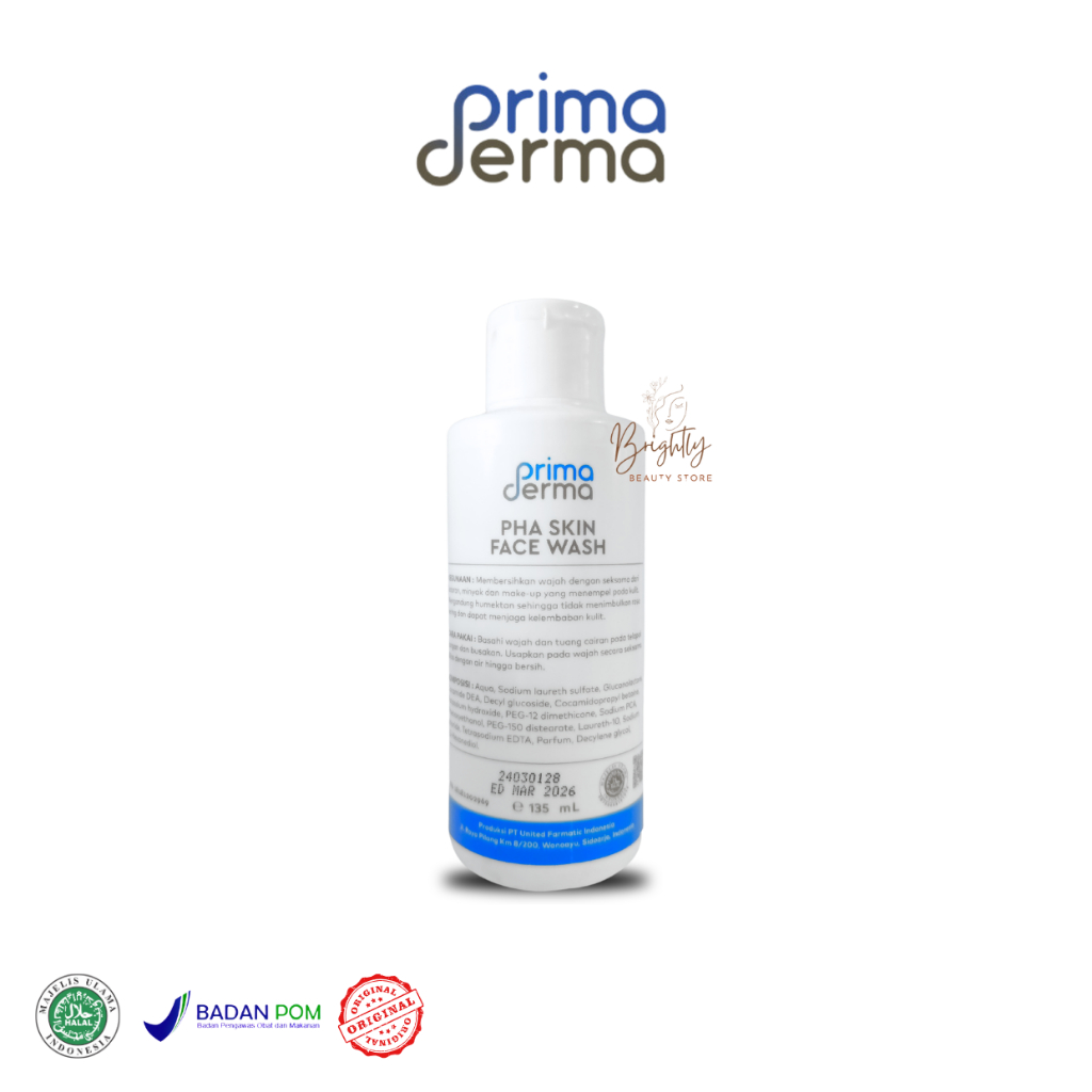 Jual Primaderma PHA Skin Face Wash 135ml | Shopee Indonesia