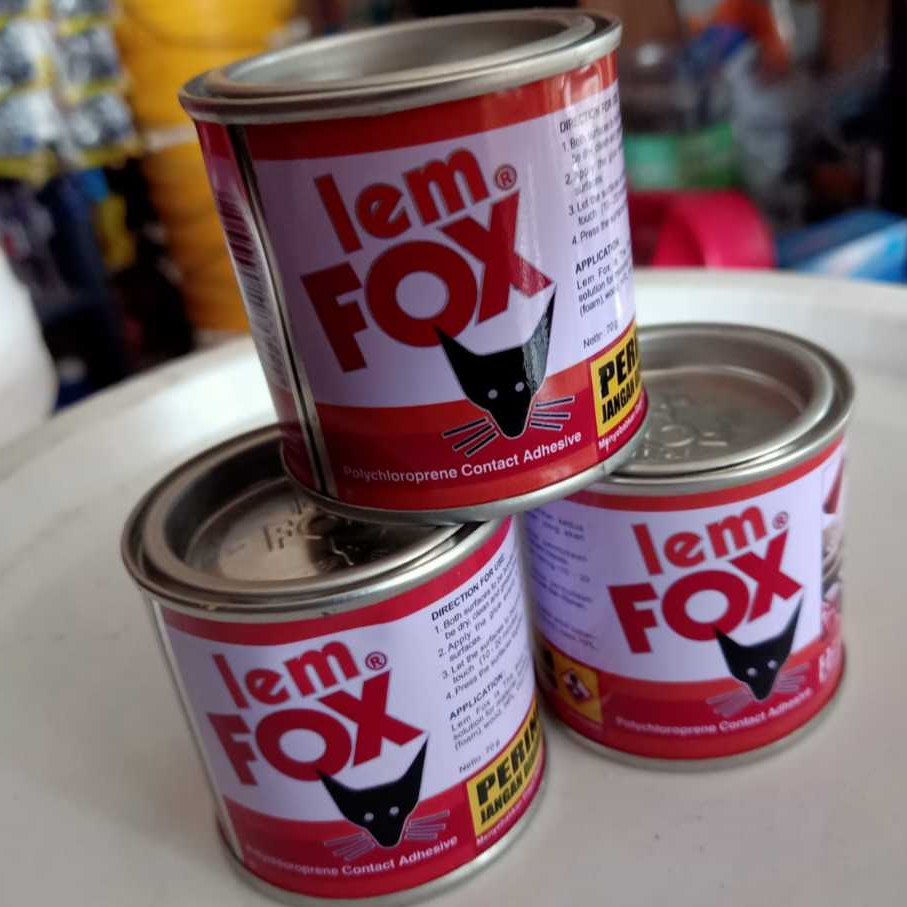 Jual Lem Fox Kaleng Merah kemasan 70 Gram | Shopee Indonesia