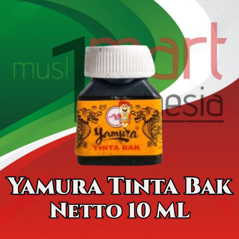 Jual Tinta Kaligrafi ( Warna Hitam ) Ukuran 10 Milli Merk Yamura Bak ...