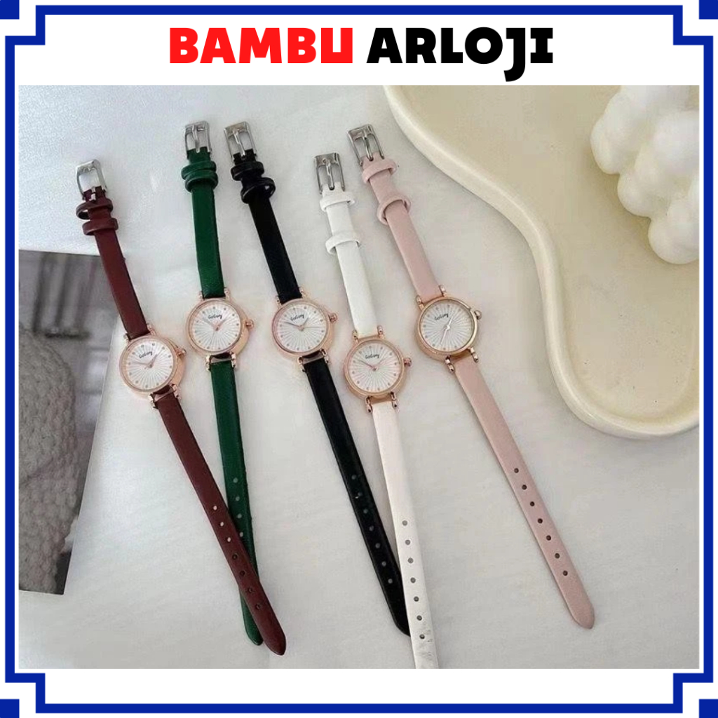 Jual BAJ Jam Tangan Quartz Strap PU Analog Casual Gaya Retro Wanita ...