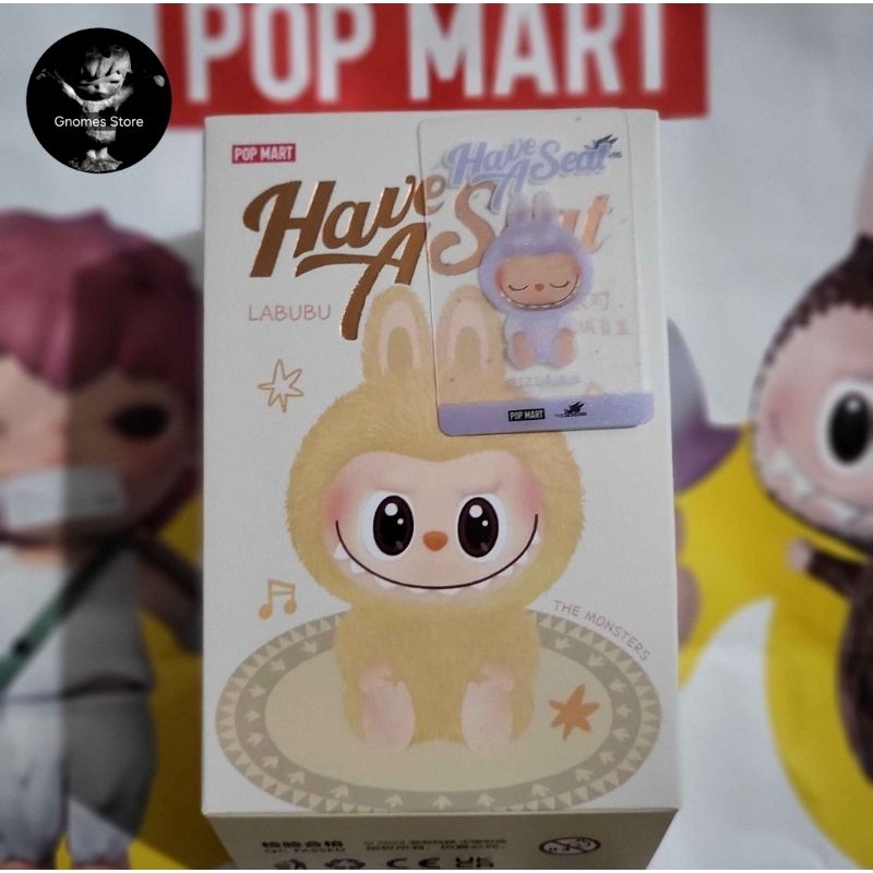 Jual Labubu The Monster V2 Have A Seat Vinyl Plush SEALED FOIL ORIGINAL ...