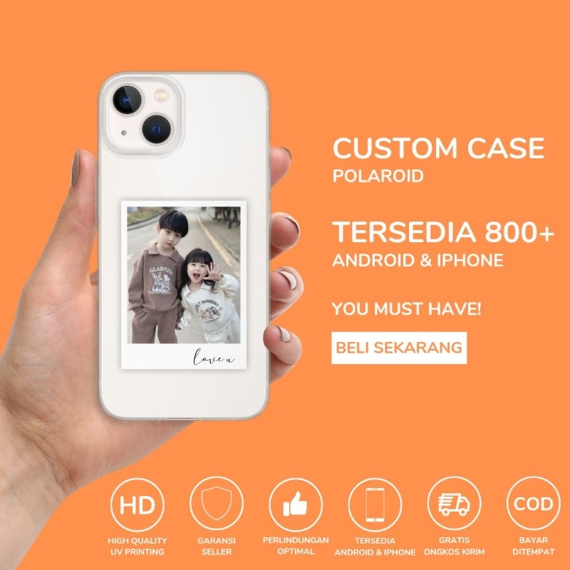 Jual Custom Case Desain Polaroid Foto Sendiri Bahan Casing Softcase ...
