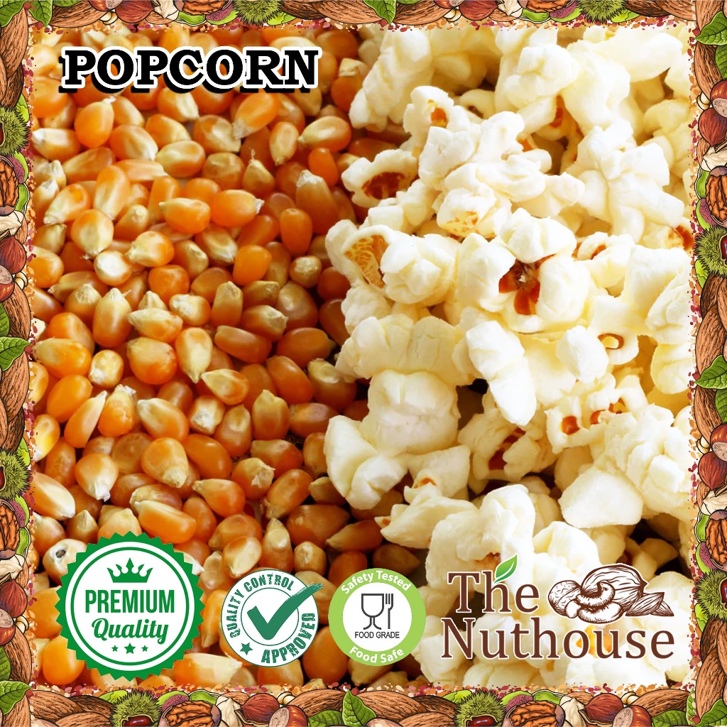 Jual 1kg Popcorn RAW / Jagung Pop Corn Mentah - Butterfly / Mushroom ...