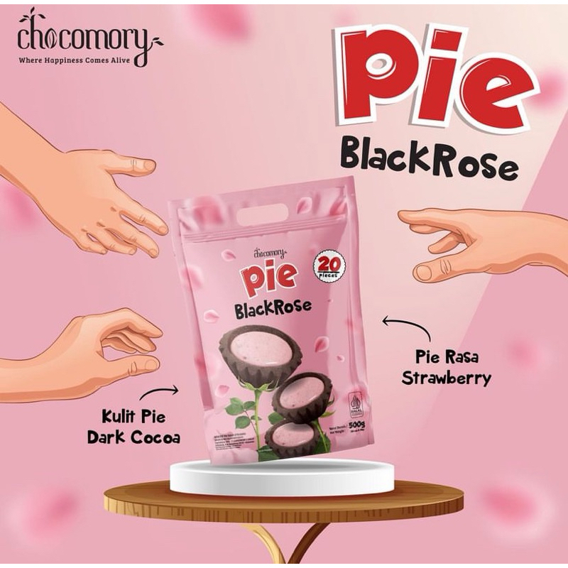Jual CHOCOMORY Pie Black Rose - READY JAKARTA 31 Agustus 2025 | Shopee ...