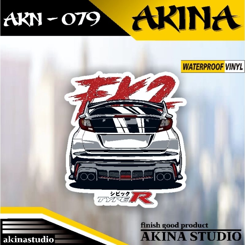 Jual sticker vinyl anti air civic type R FK2 | stiker vinyl anti air ...