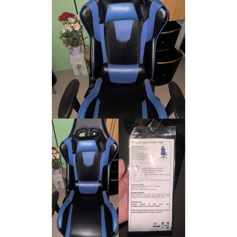 Jual Informa Cygnus Kursi Gaming - Biru | Shopee Indonesia