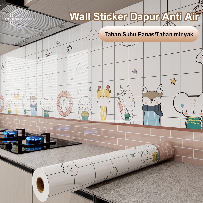Jual 【60Cm x 3M】Wallpaper/Wall Sticker Dapur Anti Air / Sticker Dinding ...