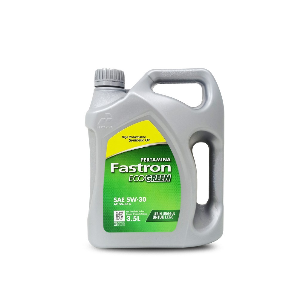 Jual Oli Pertamina Fastron Eco Green 5W-30 3500ML/3.5 LT Original ...