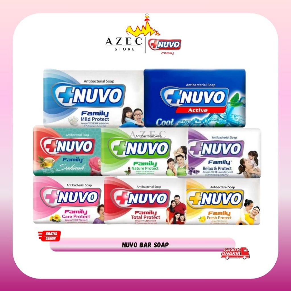 Jual NUVO Bar Soap 72gr - Sabun Batang | Shopee Indonesia