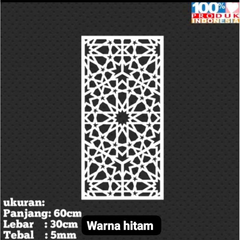 Jual Cutting Krawangan Pvc Foam Board Warna Hitam uk 30x60cm tebal 5mm ...