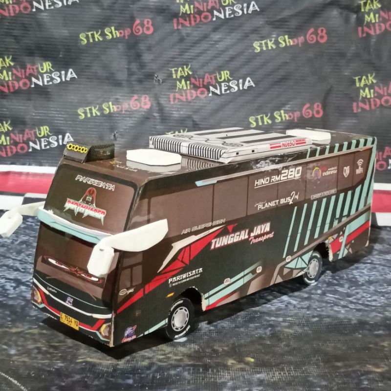 Jual Mainan Miniatur Bis JETBUS 5 TUNGGAL JAYA DARTHVADER bisa tambah ...