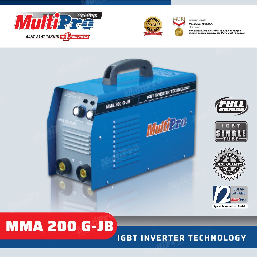 Jual Multipro Mesin Las Listrik ARC Inverter Welding Machine 200A ...