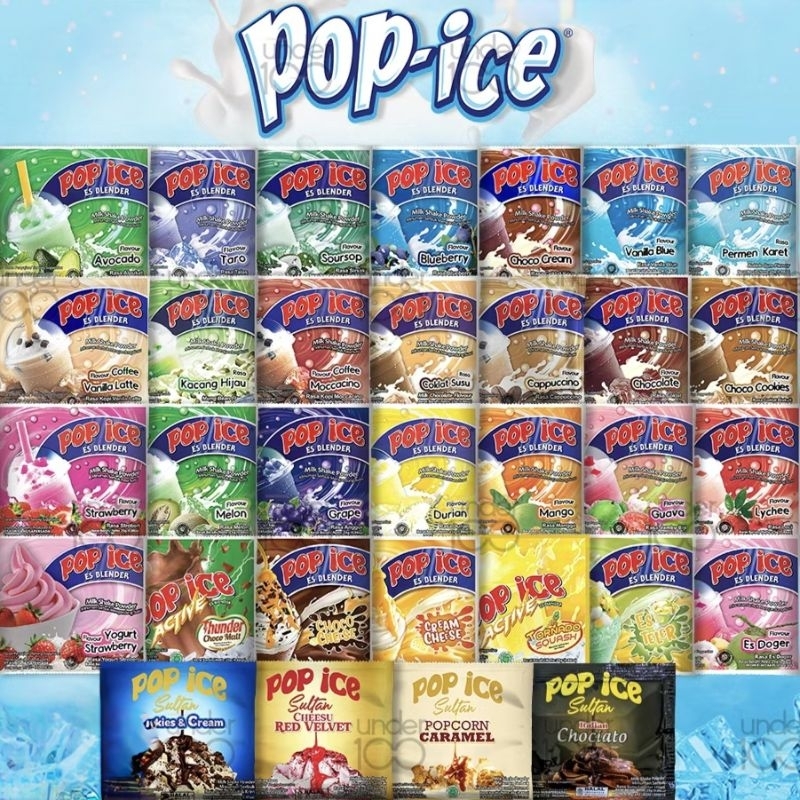 Jual Pop ice all variant 10 sachet | Shopee Indonesia
