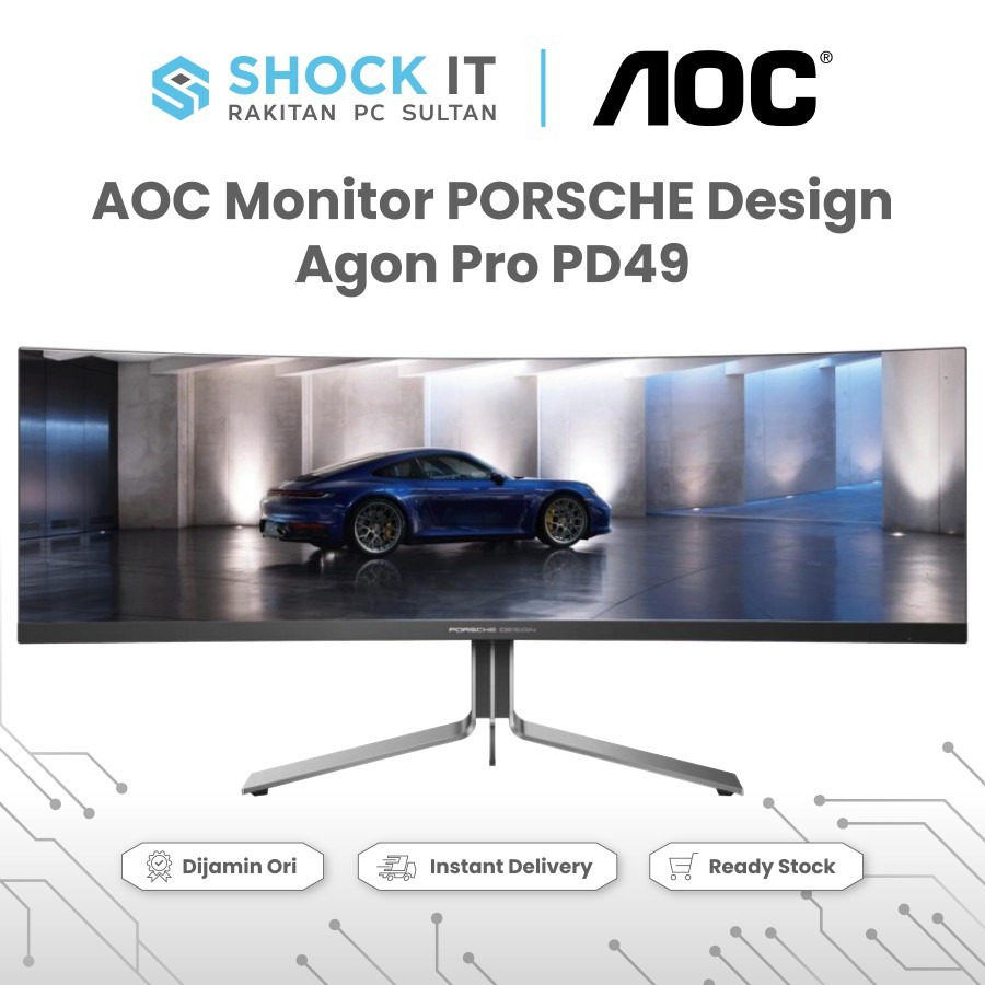 Jual AOC Monitor PORSCHE Design Agon Pro PD49 | Shopee Indonesia