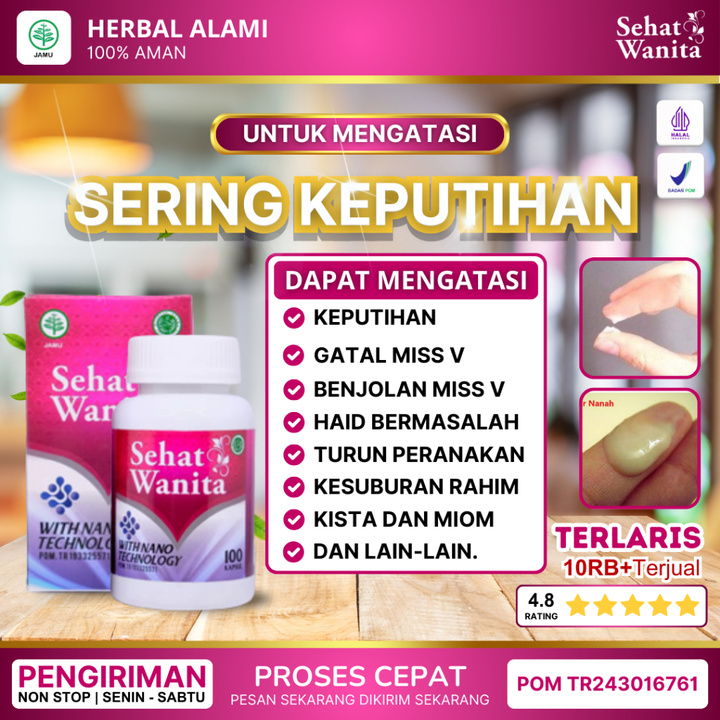 Jual Sehat Wanita 100% Asli Original Herbal Untuk Masalah Kewanitaan ...