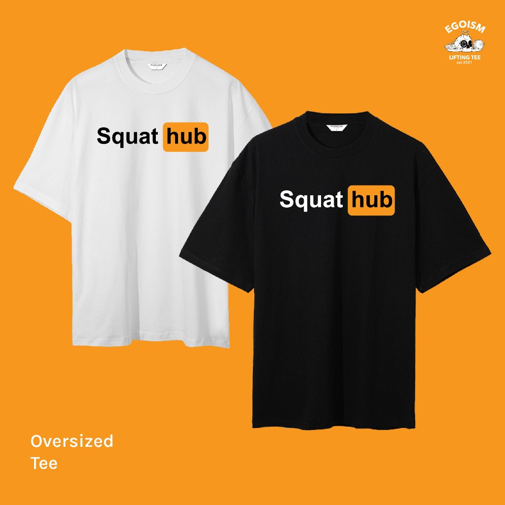 Jual Squat hub oversized gym tshirt EGOISM | Shopee Indonesia