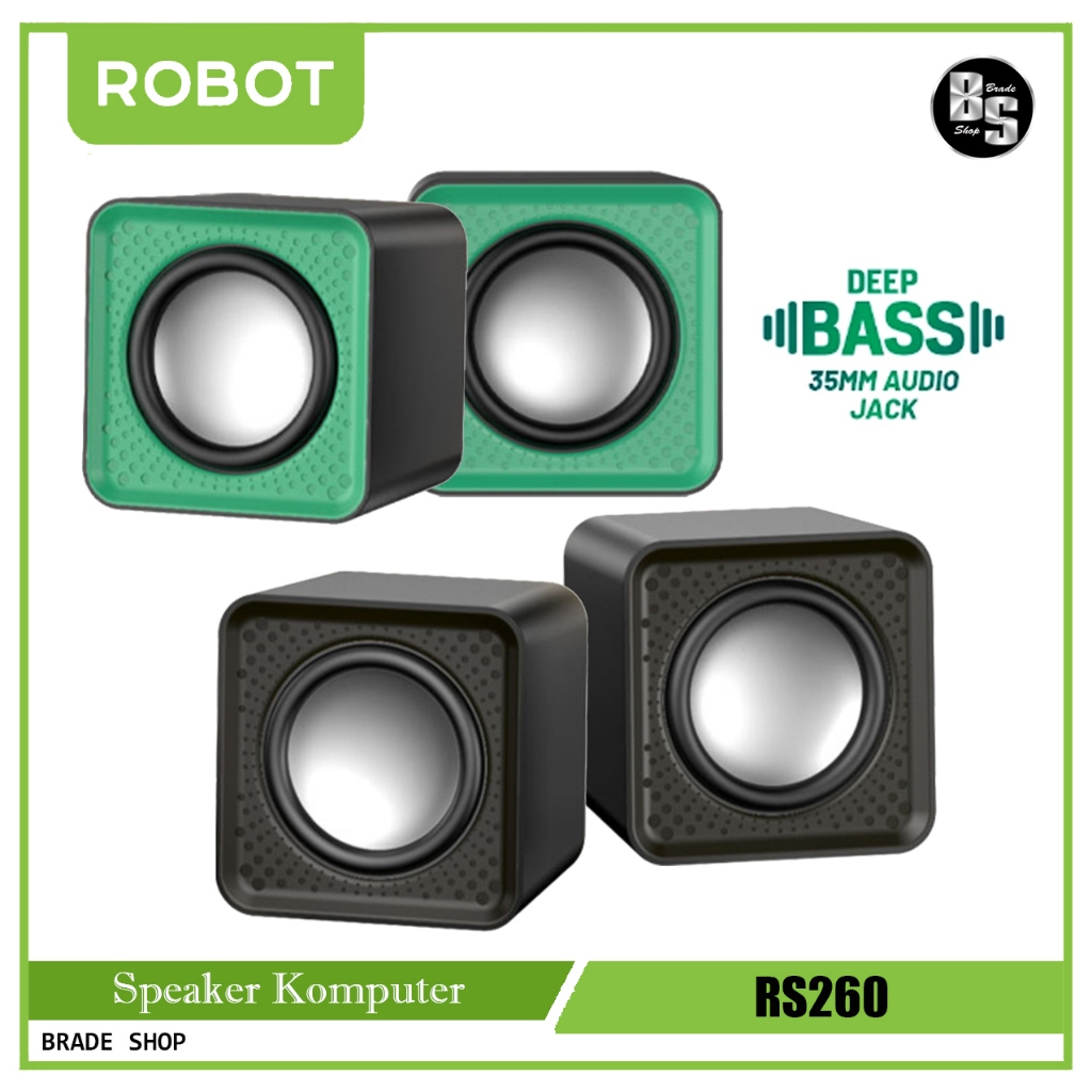 Jual Speaker Komputer Robot RS260 Multimedia 4W Desktop RS180 | Shopee ...