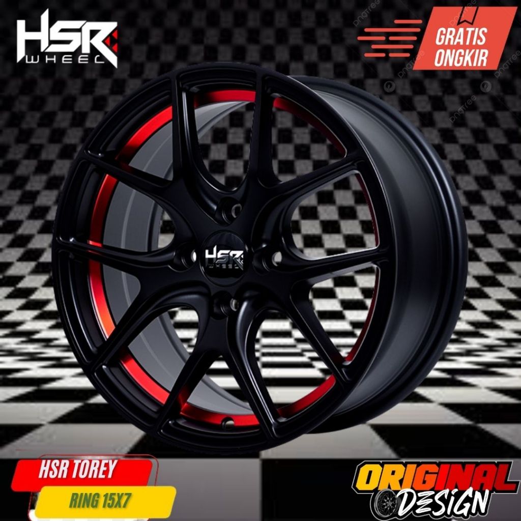 Jual Velg mobil ring 15 pelek HSR TOREY R15 untuk sigra , calya , mobilio , kia picanto | Shopee ...