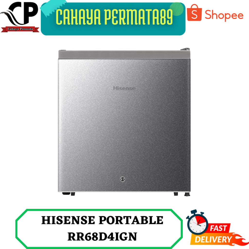 Jual HISENSE RR68D4IGN - Kulkas Portable 42L Kulkas Mini Bar Refrigerator | Shopee Indonesia