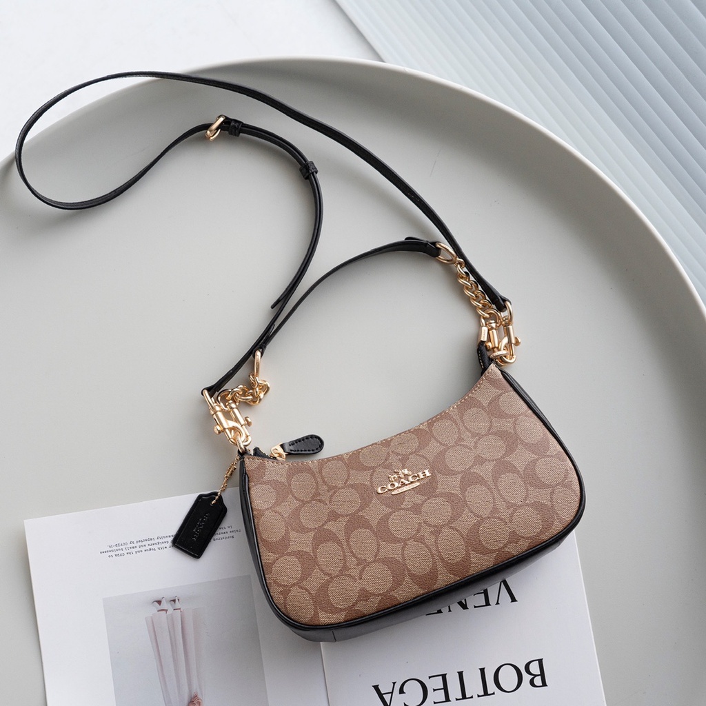 Jual ca548 coach women's shoulder bag messenger bag handbag underarm ...