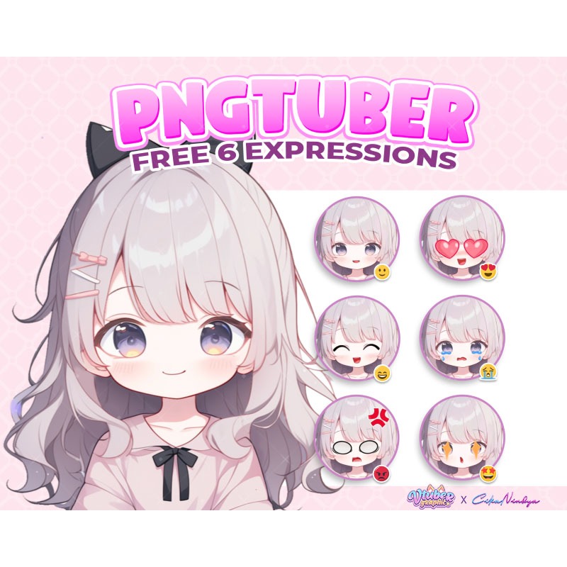 Jual PNGTuber 2D | Cocok untuk Avatar Streamer & Vtuber | PNG Tuber ...