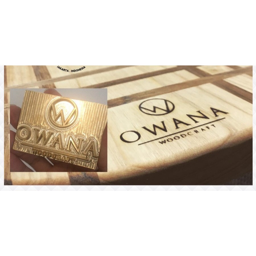 Jual Cap Kayu Logo Wood Stamp Cap Bakar Kayu Custom TERBAIK!! TERMURAH ...