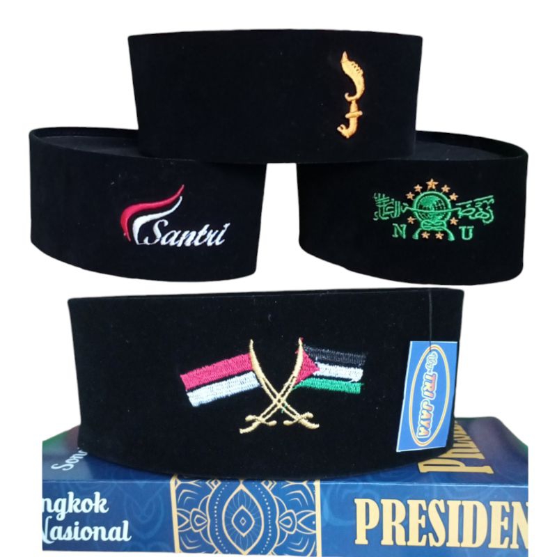 Jual songkok LoGo NU,santri,Kujang,palestina,indopalestin | Shopee ...