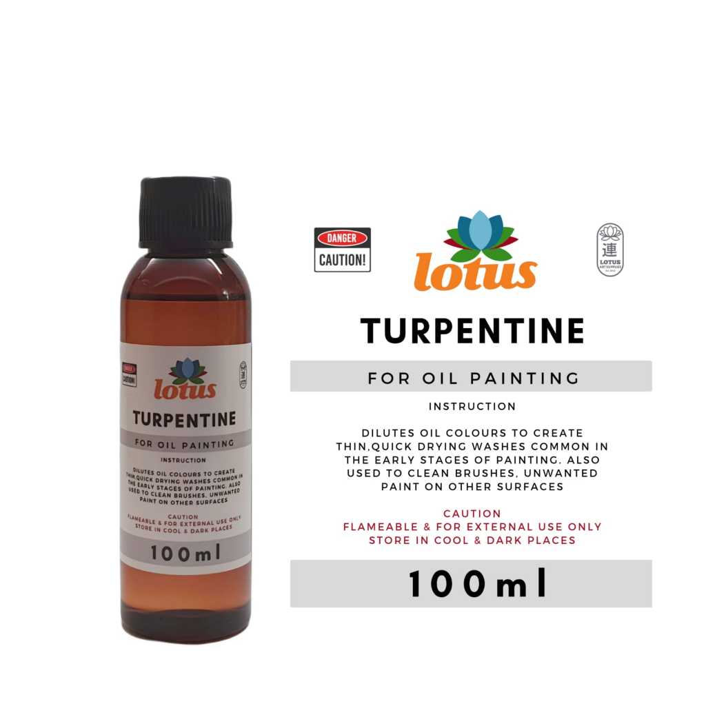 Jual Lotus Turpentine Oil Paints Thinner Brush Wash Liquid | Shopee ...