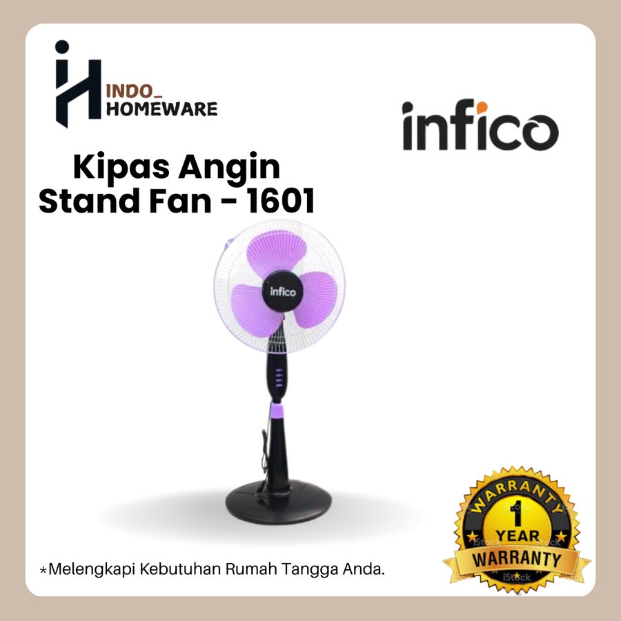 Jual Kipas Angin Berdiri Infico ISF 1601 SNI - Stand Fan 16 inch ...