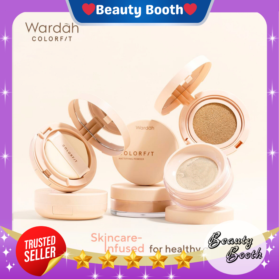 Jual WARDAH Colorfit Velvet Powder Foundation SPF20 PA+++ | Matte ...