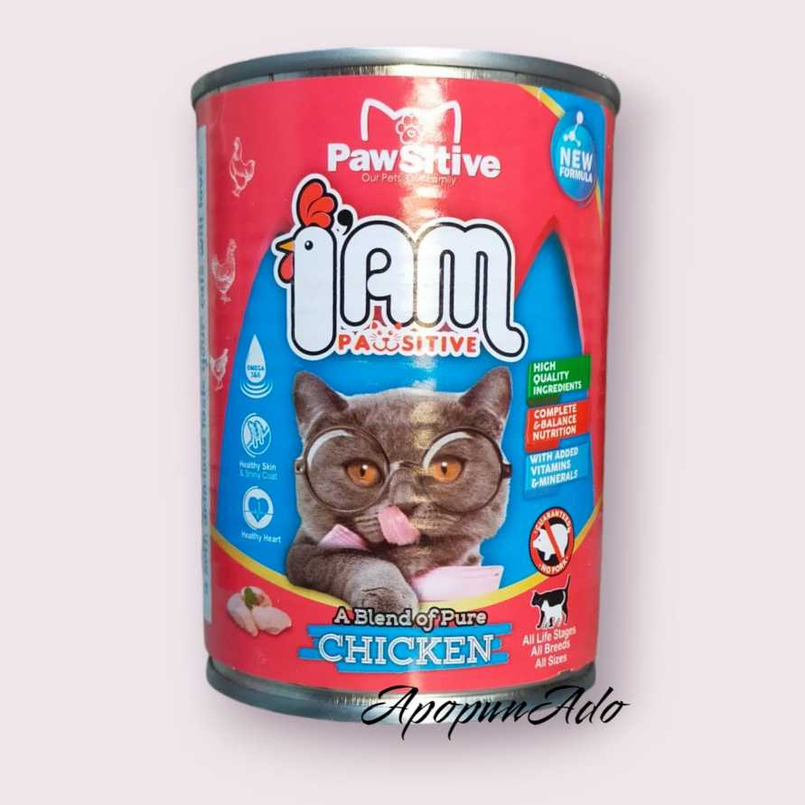Jual Iam Pawsitive kaleng rasa pure chicken 380 gram | Shopee Indonesia