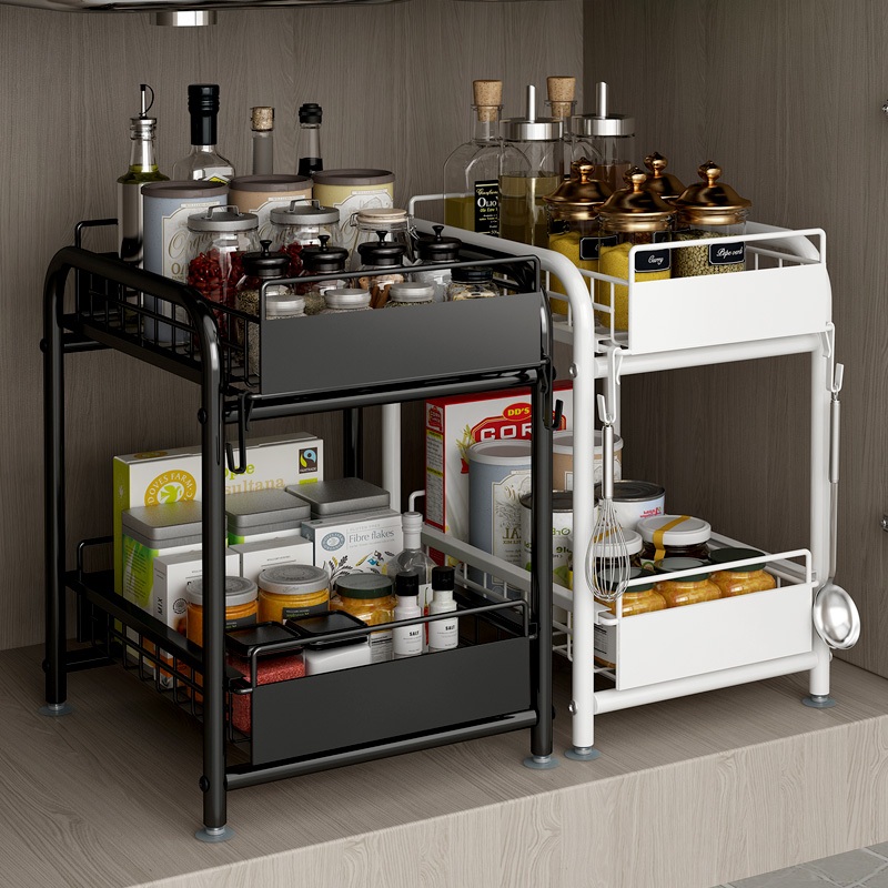 Jual Rak Dapur Serbaguna Lemari Laci Geser Keranjang Tarik Dapur ...