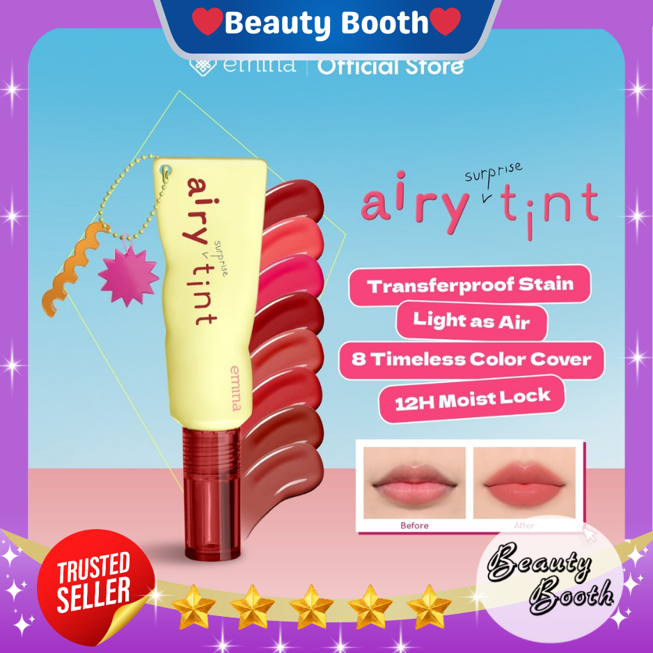 Jual EMINA Airy Surprise Tint 3gr | Lipt Tint - Beauty Booth ...