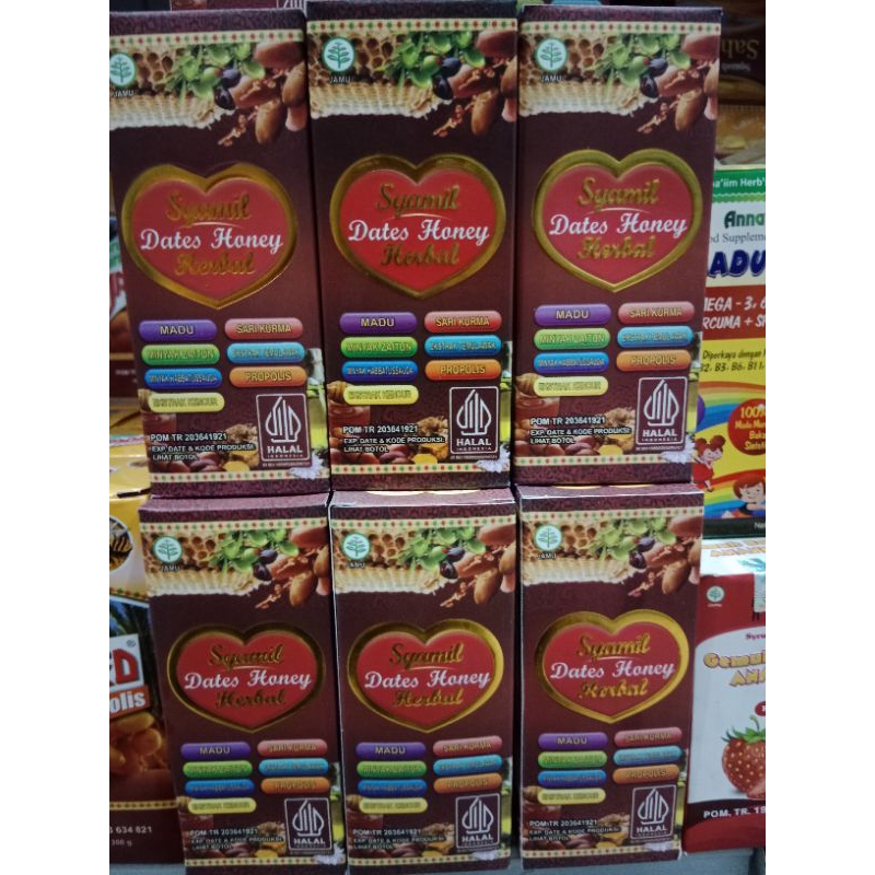 Jual Madu Syamil Dates Honey Herbal Original | Shopee Indonesia