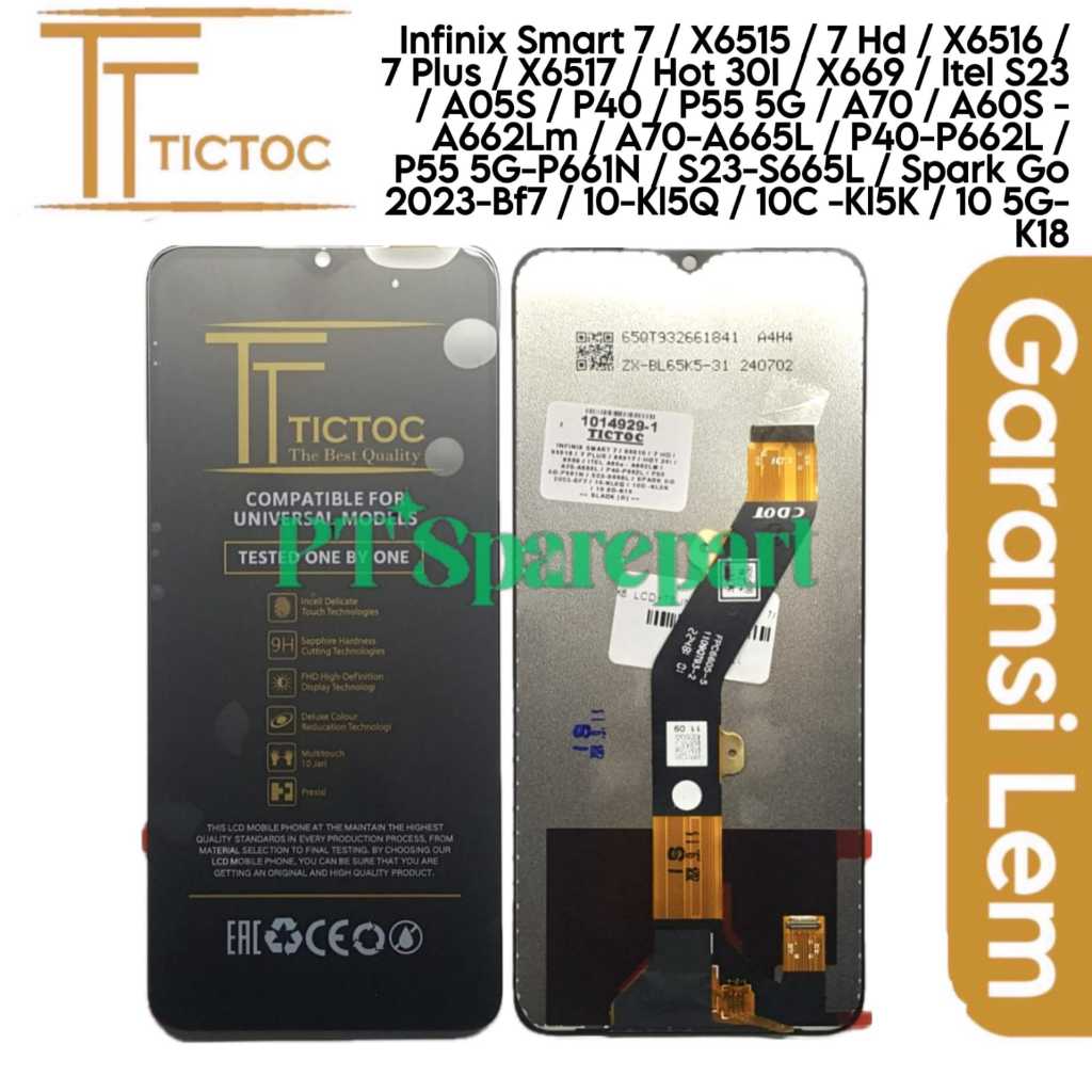 Jual LCD Touchscreen Fullset Infinix SMART 7 / X6515 / 7 HD / X6516 / 7 ...
