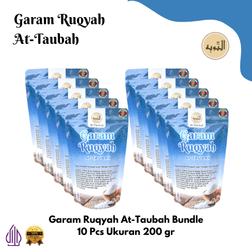 Jual Paket Bundling 10 Pcs Garam Ruqyah At-Taubah | Kemasan 200 Gram ...