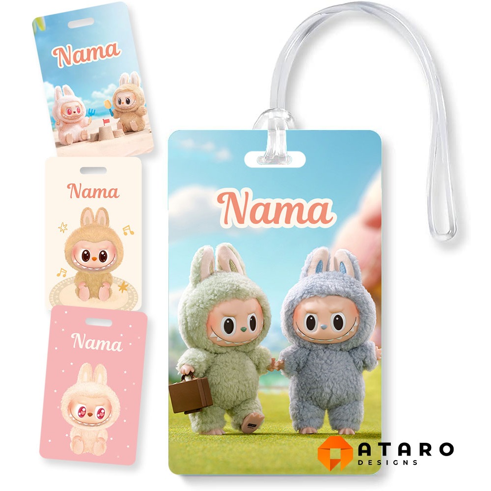 Jual Gantungan Tas Nama Custom Bag Luggage Tag, Label Tas Sekolah ...