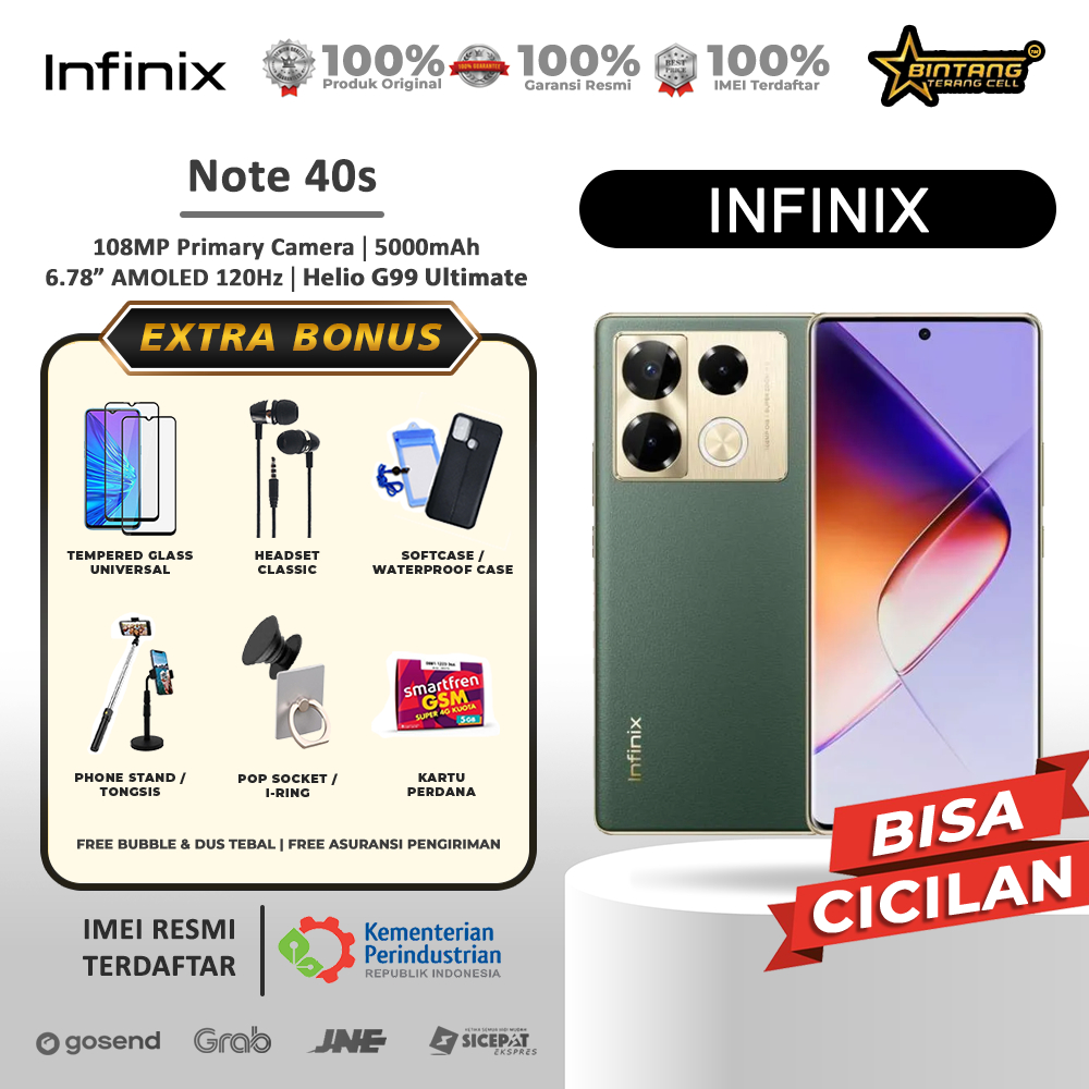 Jual Hape Infinix note 40s layar lengkung NFC ram 8/256Gb infinix note 40 NFC ram 8/256gb ...
