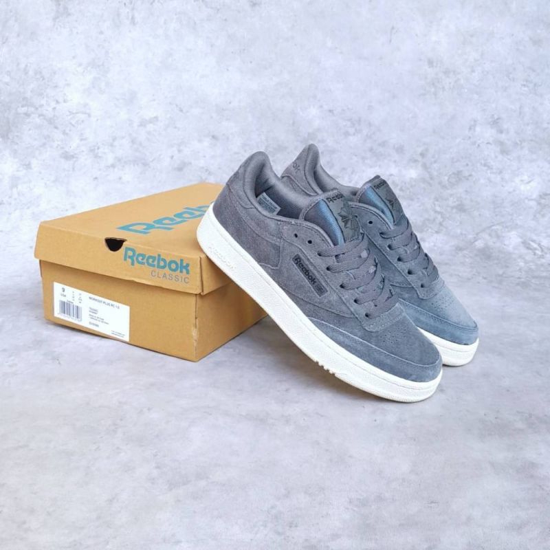 Jual ( FKSNKRS ) Sepatu R3ebok Club C 85 URC Grey White | Shopee Indonesia