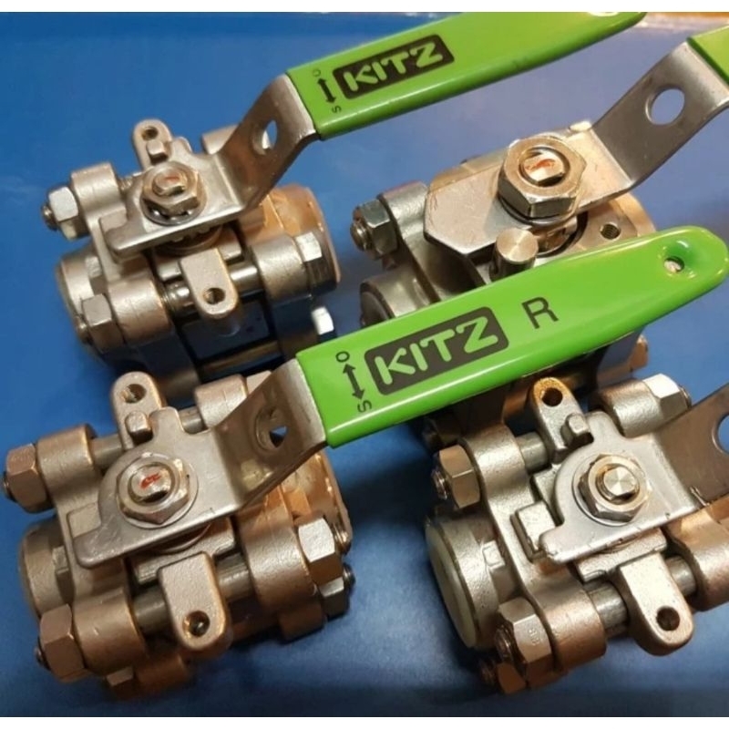 Jual BALL VALVE KITZ SS 316 DRAT 3PC BODY TYPE U3TZM 1" | Shopee Indonesia