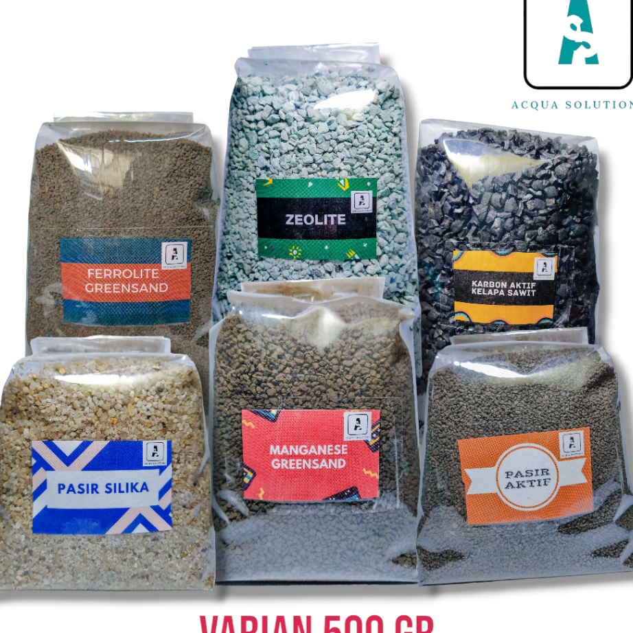 Jual Media Filter Air Penjernih Penyerap Bau Mangan Besi Amonia 5 Gram ...