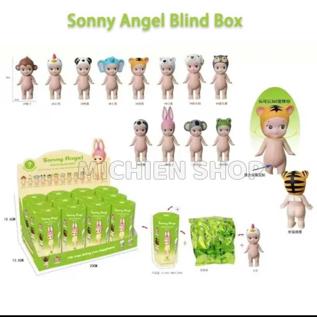 Jual Mainan Action Figure Sonny Angel Baby Sonny Angel Animal Ver.1 ...
