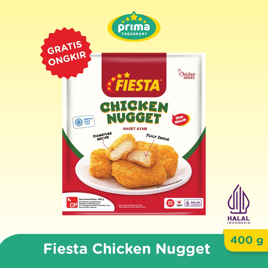Jual Paket Fiesta Chicken Nugget 400 Gr (2 Pcs) | Shopee Indonesia