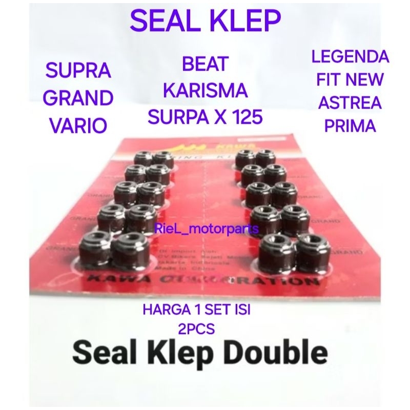 Jual Seal Klep (KW) GRAND / SUPRA / PRIMA / VARIO / SMASH / BEAT / FIT ...